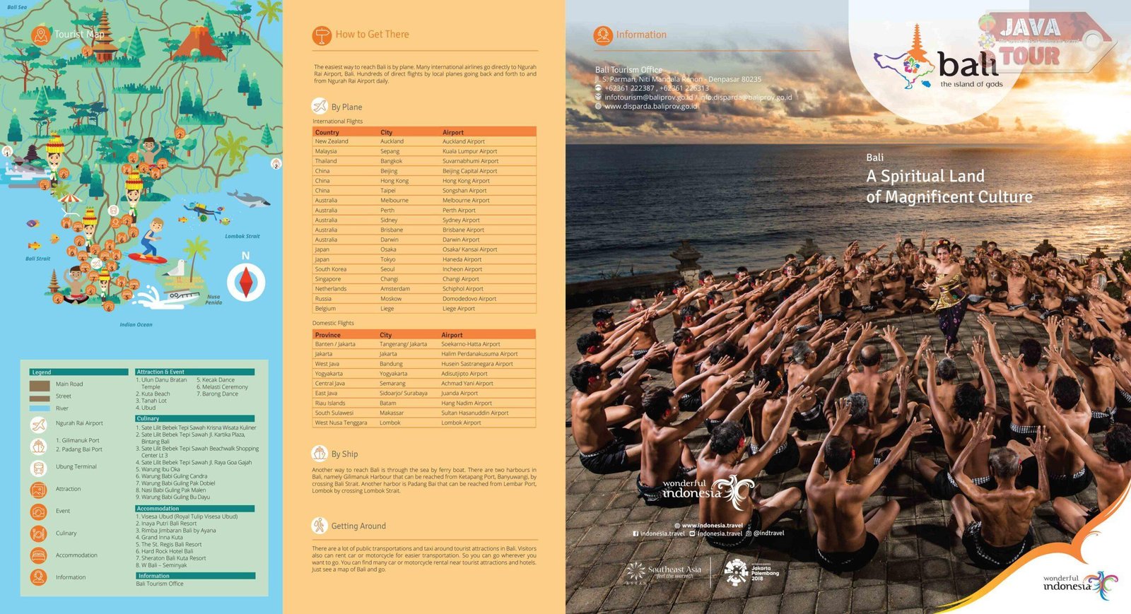 Infographics on Bali – Java Tour Travel